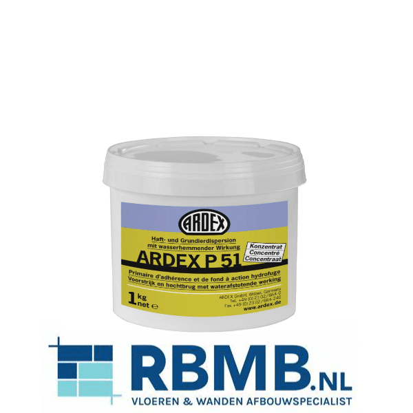 ARDEX P51 Hecht- en Voorstrijkdispersie 1KG - RBMB.NL [BESTEL NU]